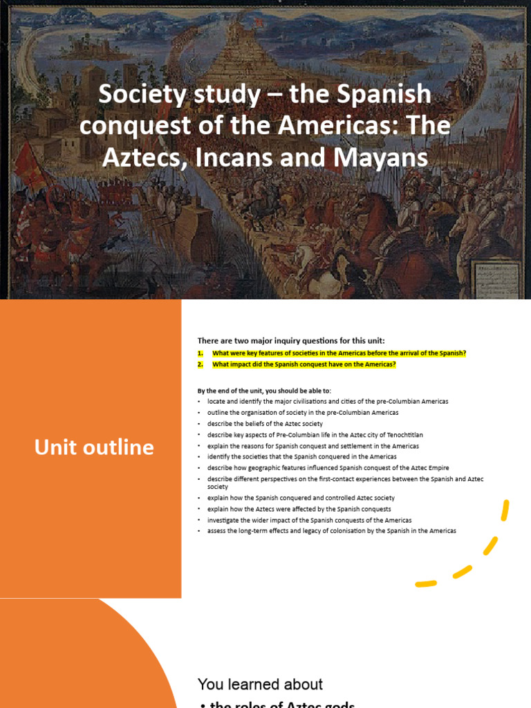 The Spanish Conquest of The Americas: The Aztecs, Incans and Mayans | PDF