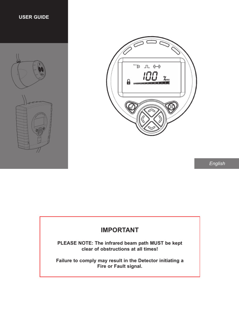 FIRERAY F5K Beam Detector - UserGuide | PDF | Resistor | Detector (Radio)