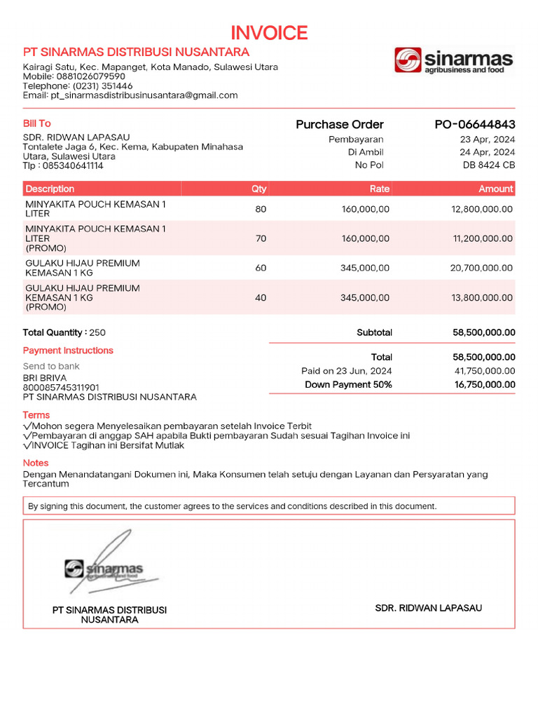 Invoice PO 06644843 3 | PDF