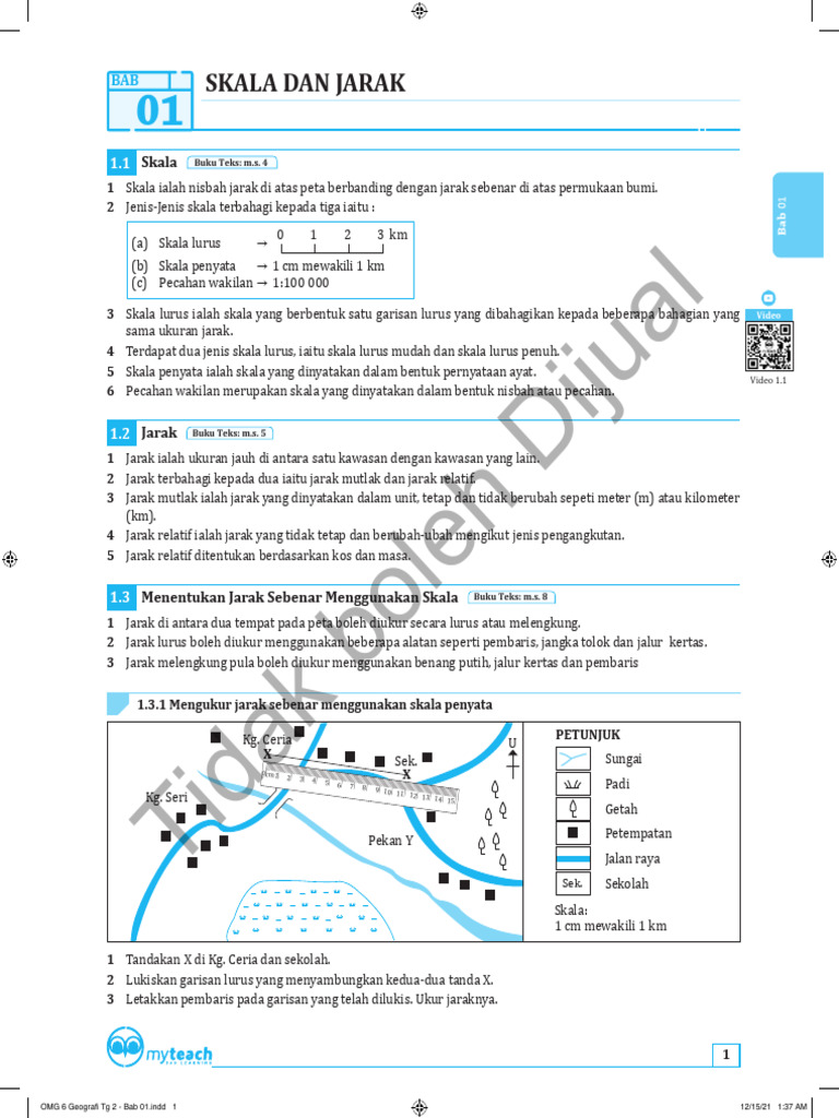 OMG 6 Geografi TG 2 - Bab 01 | PDF