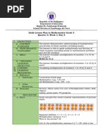 Math 3 Q2 Module 3 | PDF | Multiplication | Notation