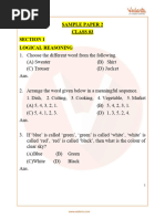 Imo Sample Paper Class-3 2025-26 | PDF | Geometry | Mathematics