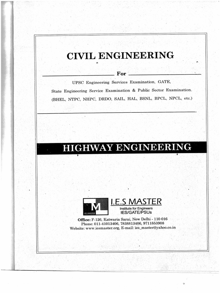 Highway Engineering | PDF