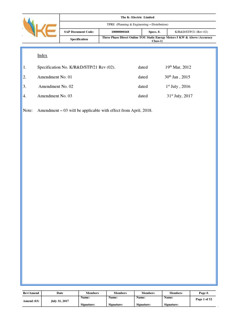 K-R&D-STP-21 (Static Three PH Meter) | Download Free PDF | Insulator (Electricity ...