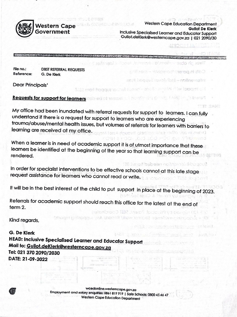 School Based Support Team | PDF