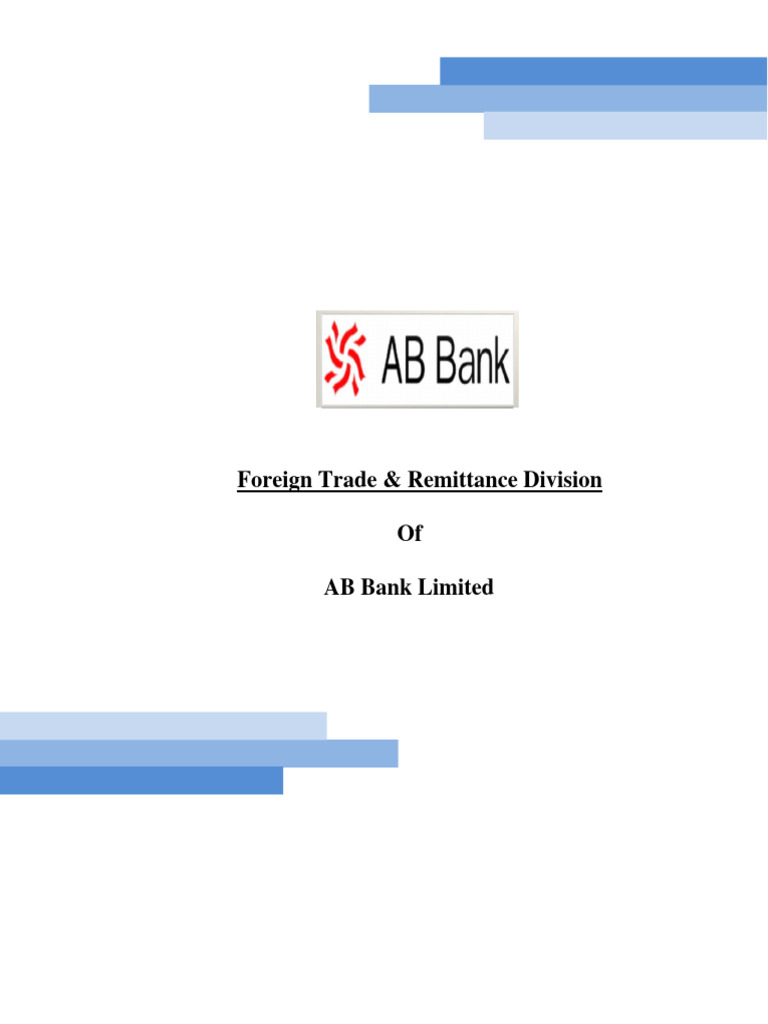 Foreign Trade & Remittance Division of AB Bank LTD - ID-B150203034 ...