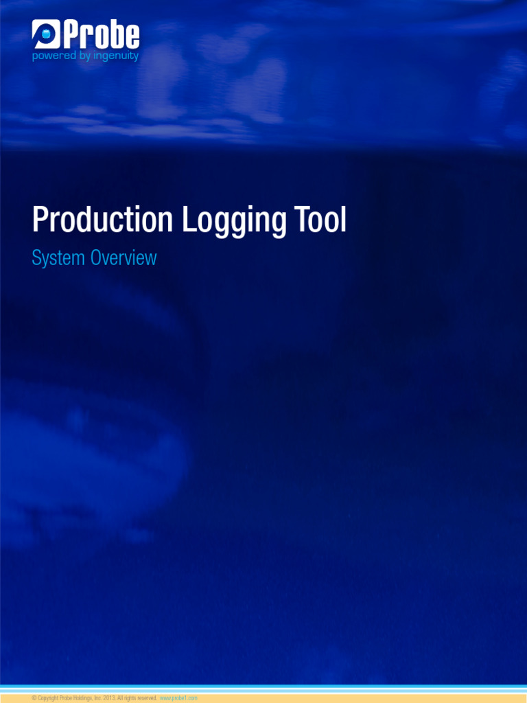 Probe PLT (System Overview) | PDF | Density | Flow Measurement
