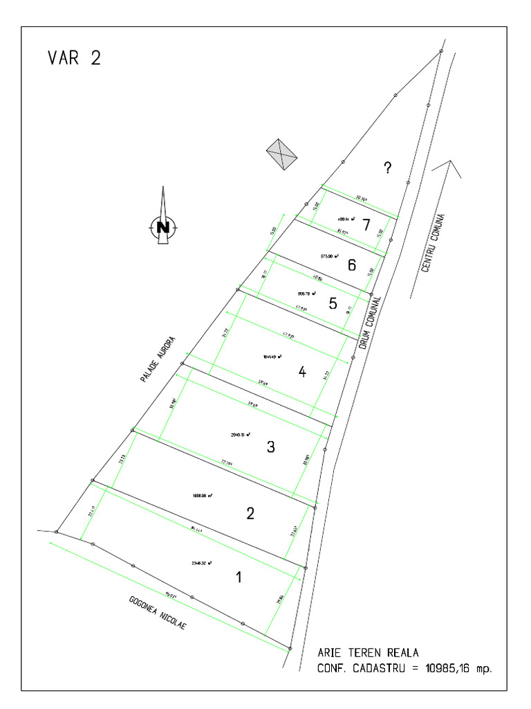 Teren Pmarului Var2 | PDF