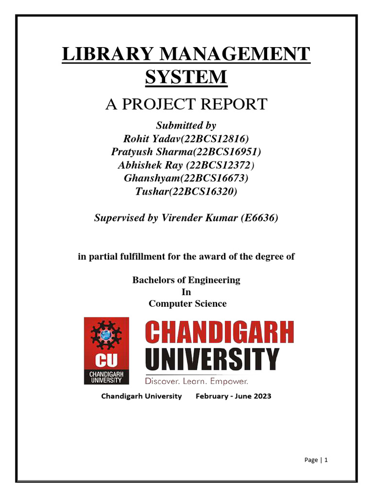 Library Management System (1) Rahul | PDF | Databases | Libraries