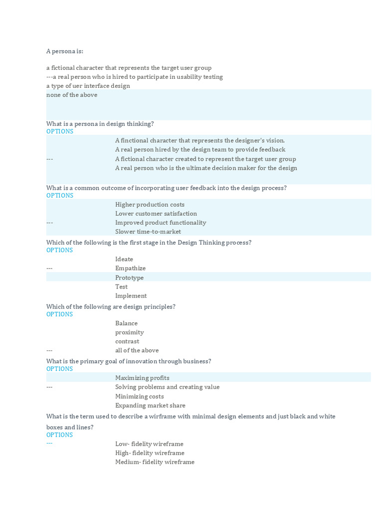 Innovation To Design by Pranjal | PDF | Design Thinking | Prototype