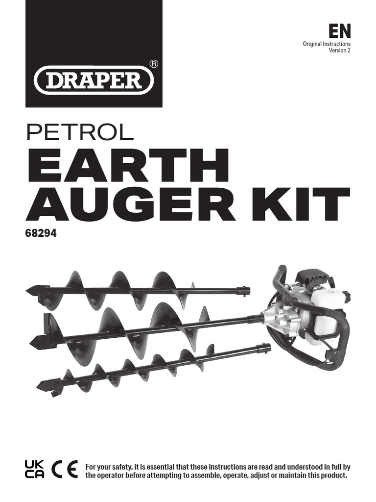 Auger | PDF | Gasoline | Safety