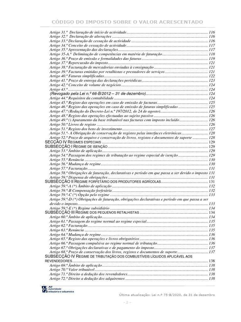 Guia Completo do Código do IVA | PDF | Imposto sobre Valor Agregado ...
