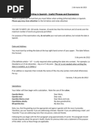 The Revised CSEC Spanish Paper 1 - 2023 | PDF | Linguistics | Grammar