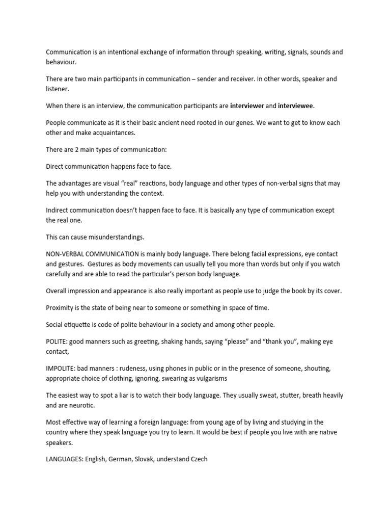 Understanding Communication Types and Skills | PDF
