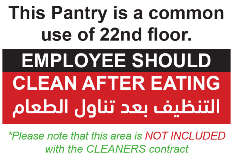 Pantry Signage | PDF