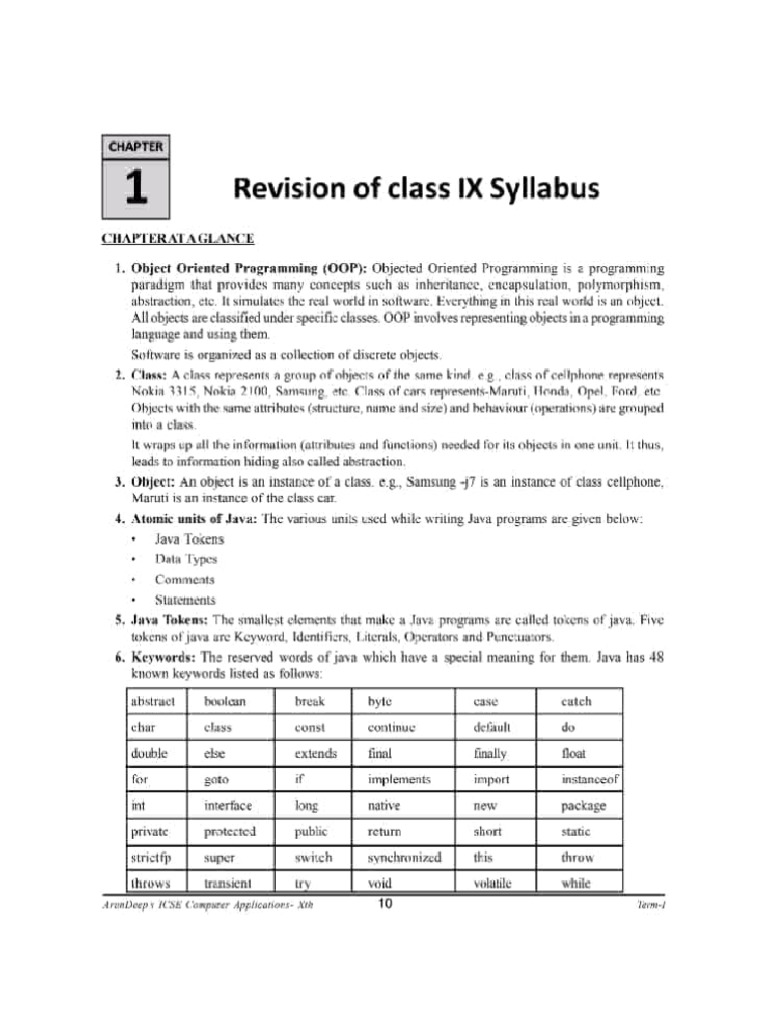 ICSE Class 10 Computer Application MCQ | PDF ICSE Class 10 Computer Application MCQ | PDF