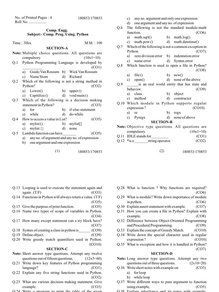 Python 3 | PDF | Python (Programming Language) | Parameter (Computer Programming)
