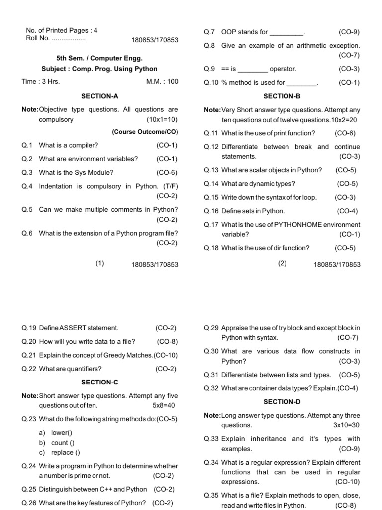 Python 3 | PDF | Python (Programming Language) | Computer Engineering