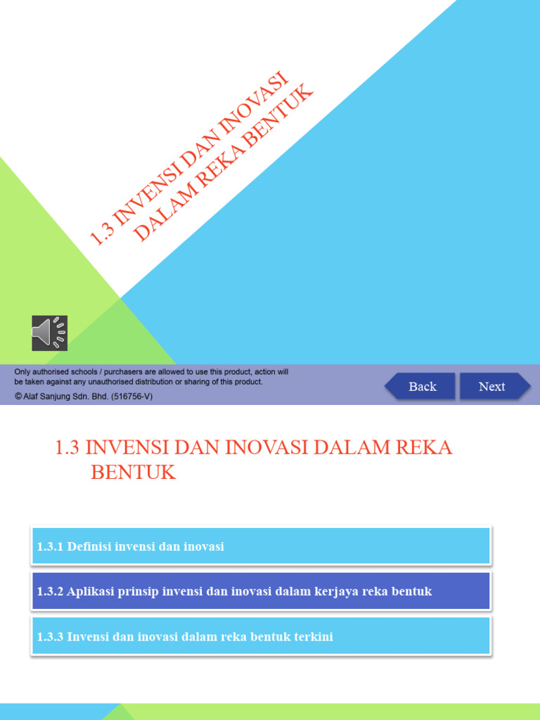 Bab 1.3 Invensi Dan Inovasi Dalam Reka Bentuk | PDF