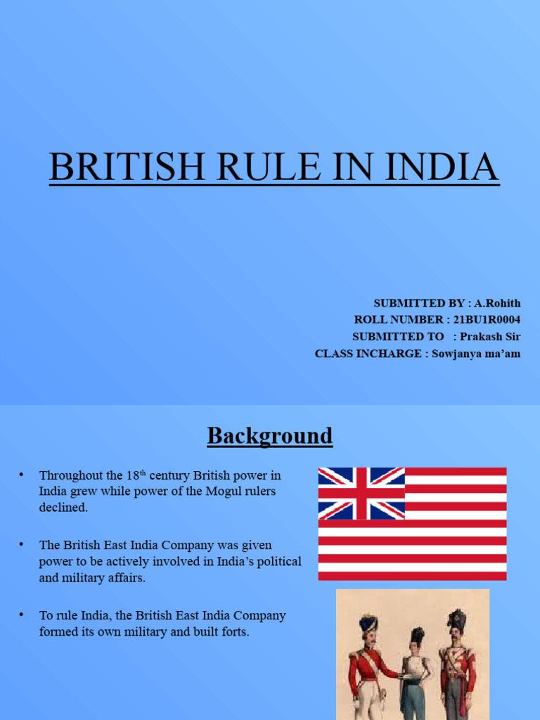 British Rule in India | PDF | British Raj | Indian Rebellion Of 1857