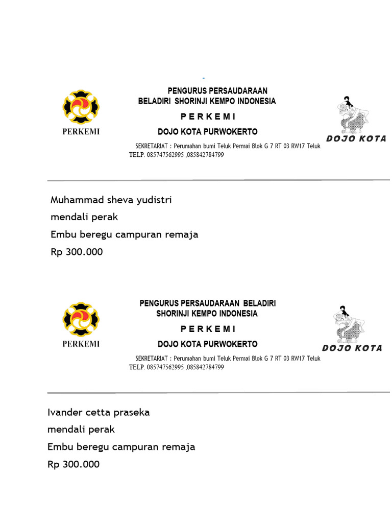 Desain Amplop Fix | PDF | Griya & Taman