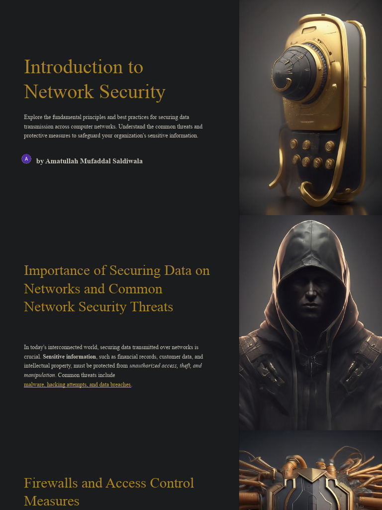 Introduction To Network Security | PDF | Encryption | Key (Cryptography)
