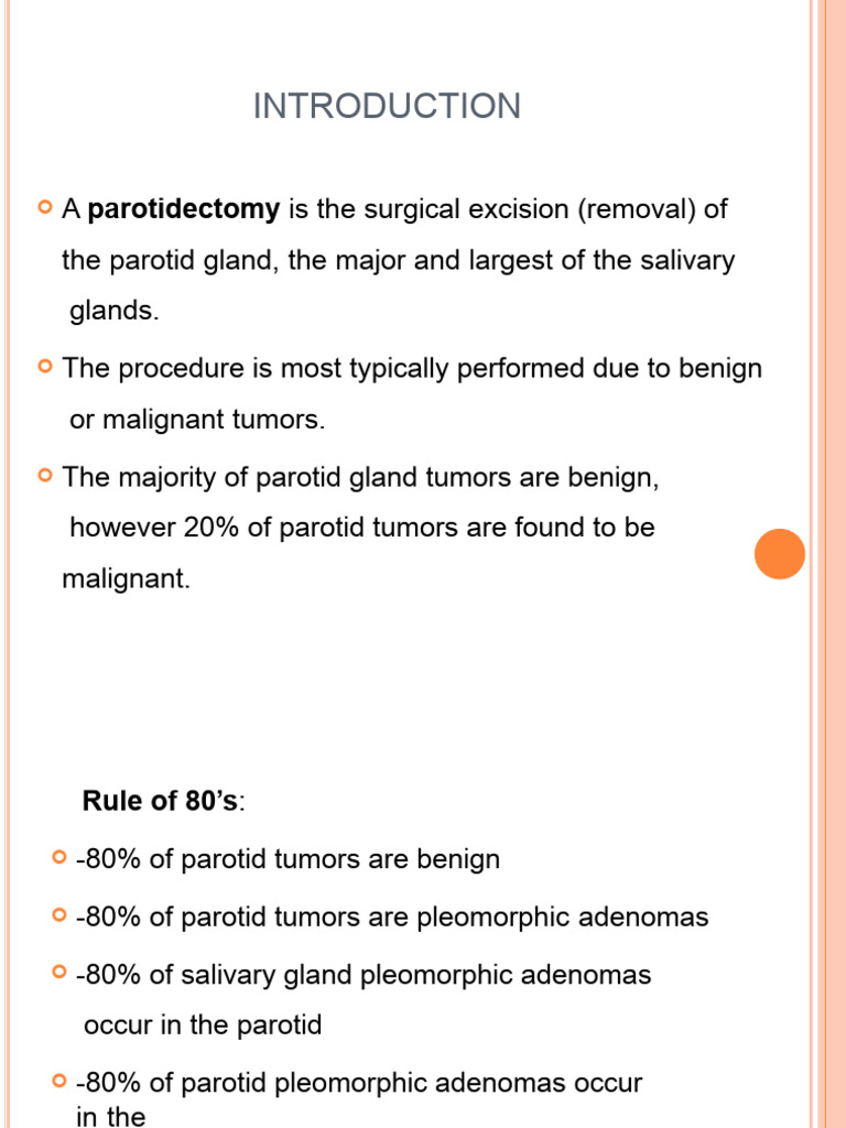 Parotidectomy 150219224022 Conversion Gate01 | PDF | Clinical Medicine ...