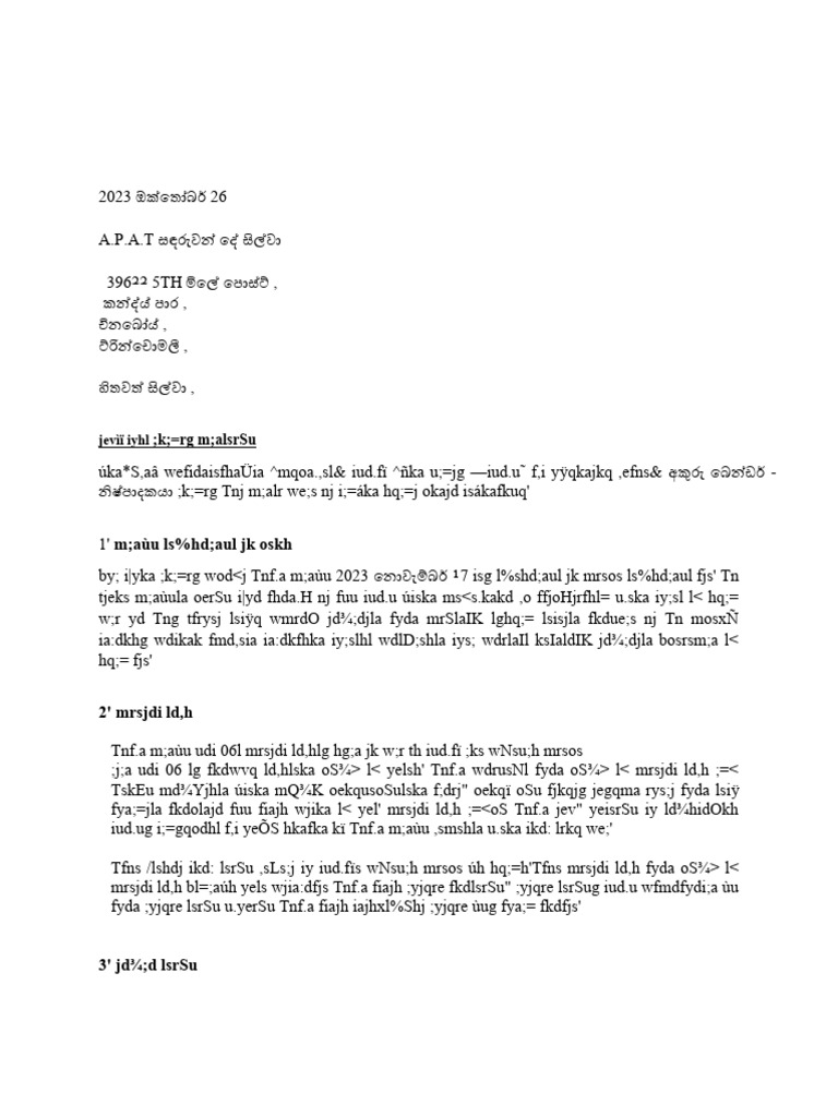 A.P.a.T.S. de Silva | PDF