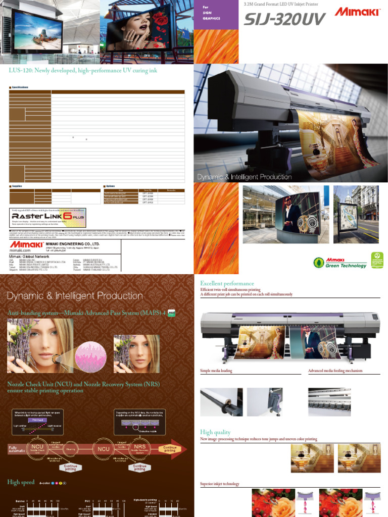 Mimaki Sij320uv en | PDF | Printer (Computing) | Printing