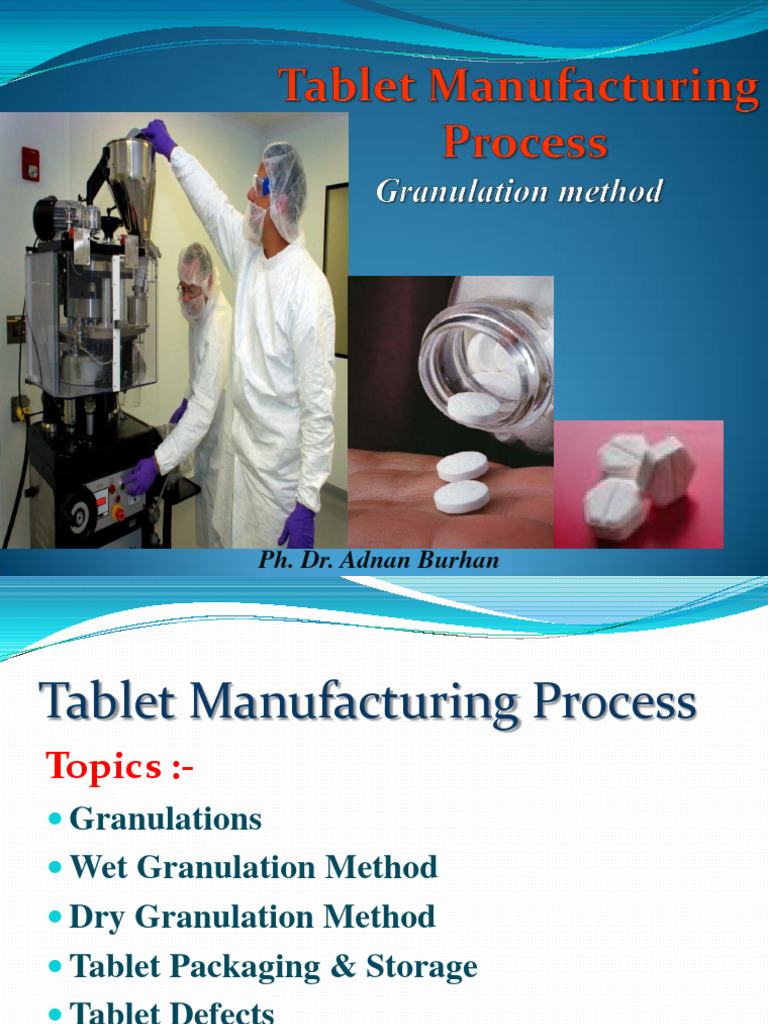 Tablet Manufacturing, Storage Defects | PDF | Tablet (Pharmacy ...