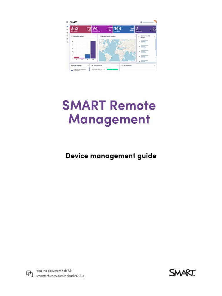 Smart Remote Management Guide | PDF | Mobile App | Tag (Metadata)
