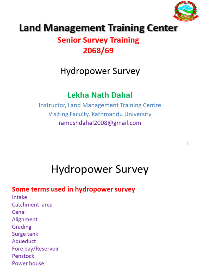 Hydropower Survey | Download Free PDF | Hydroelectricity | Power Station