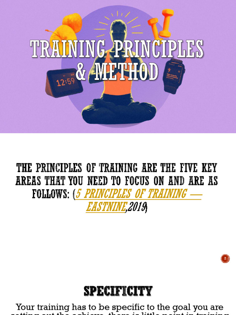 Topic 2 About Training Principles Method | PDF | Strength Training ...