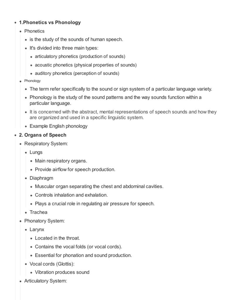 Phonetics and Phonology | PDF | Phonetics | Vowel