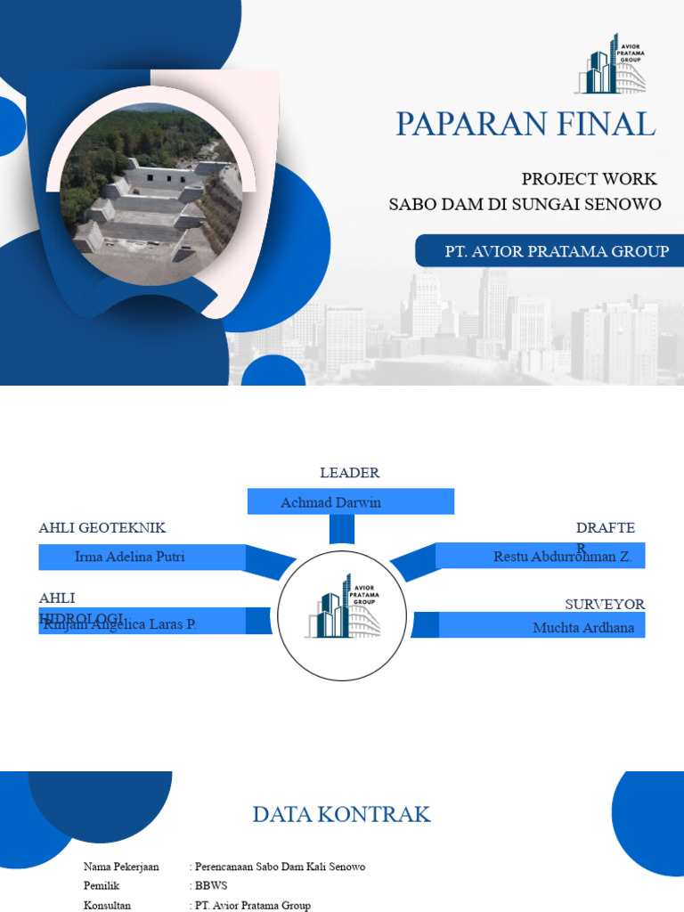 Perencanaan Sabo Dam Kali Senowo | PDF
