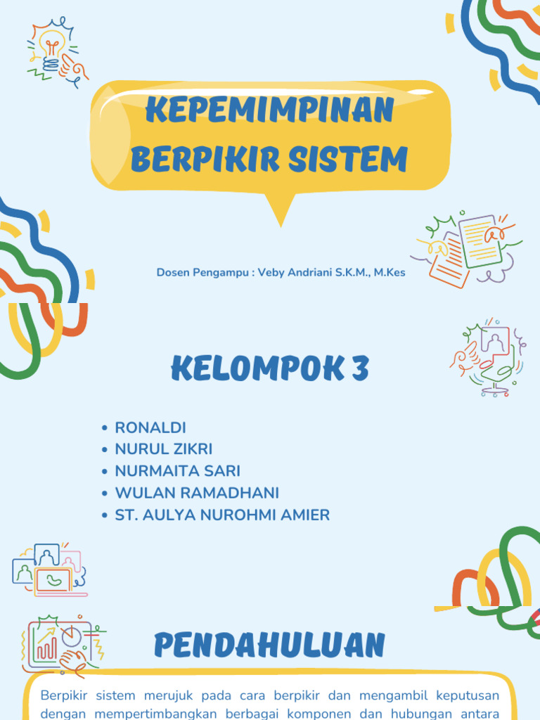 Kepemimpinan Dan Berpikir Sistem | PDF