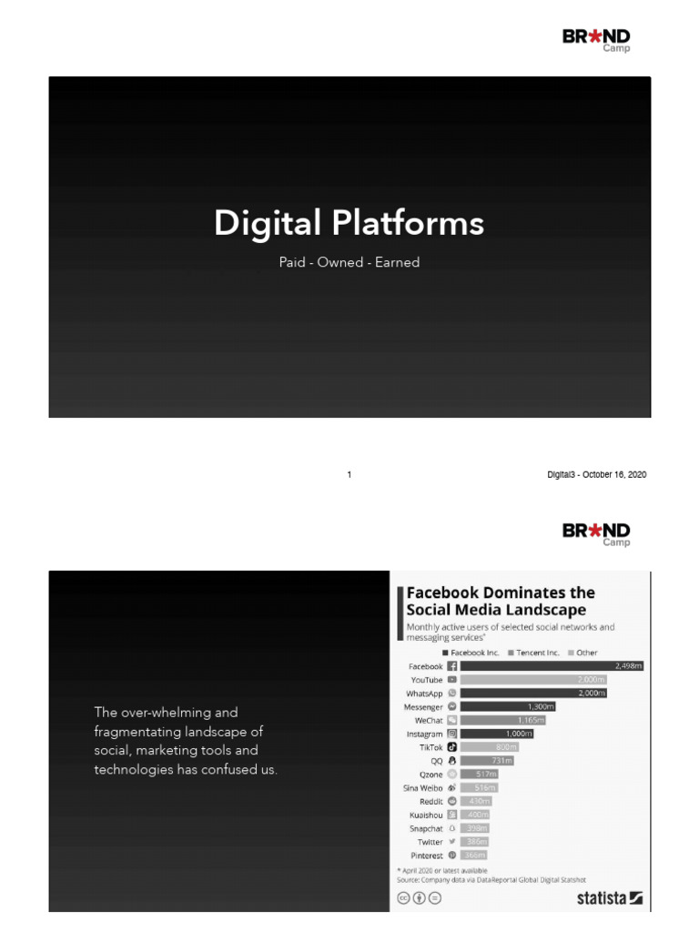 Bài Giảng Digital Platforms | PDF | Mass Media | Advertising