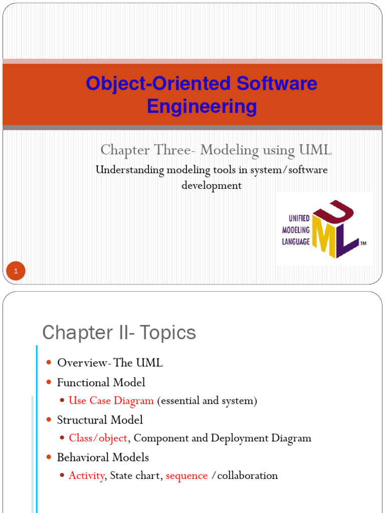 Chapter-3-Part I-modeling | PDF | Use Case | Unified Modeling Language