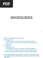 TE, TM and TEM Modes of Propagation in Waveguide | PDF | Waveguide | Radiation