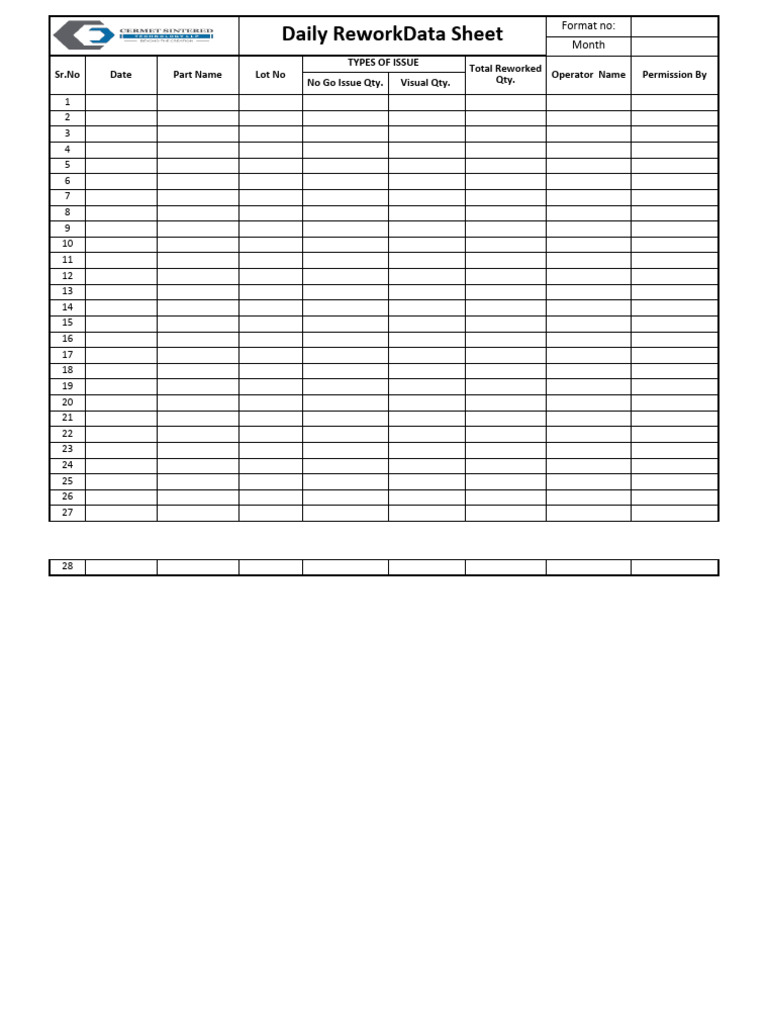 F-QAC-14-04-Rework Data Sheet | PDF