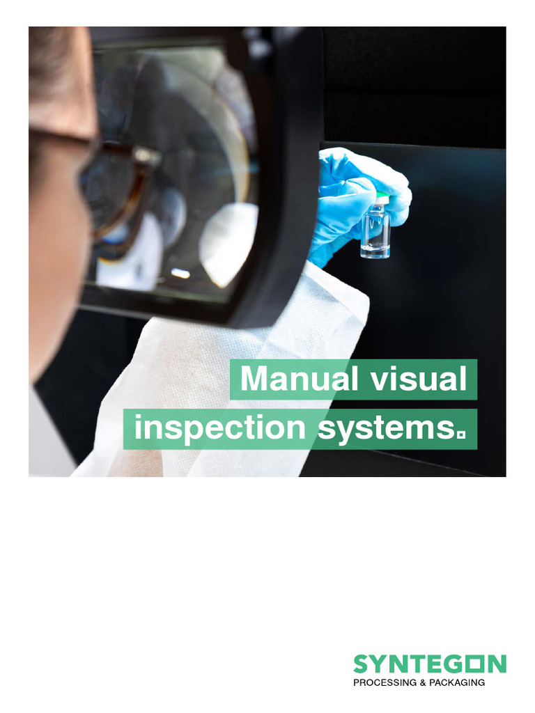 Syntegon_Manual-Inspection-Hoods_Flyer_EU | PDF | Lighting | Optics