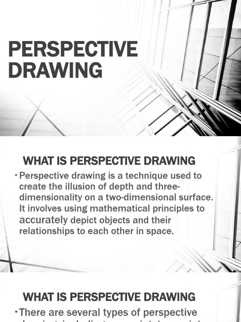 Perspective Drawing 1 3 Point 2 | PDF | Drawing | Perspective (Graphical)