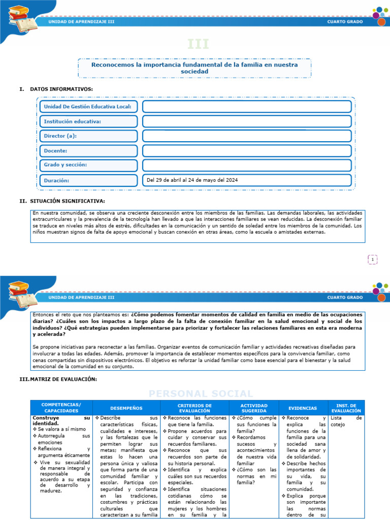 Estrategias para Reforzar la Conexión Familiar | PDF | Evaluación ...