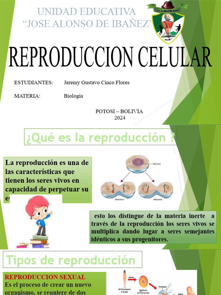 Reproduccion Celular | Descargar gratis PDF | Reproducción sexual | Biología Celular)