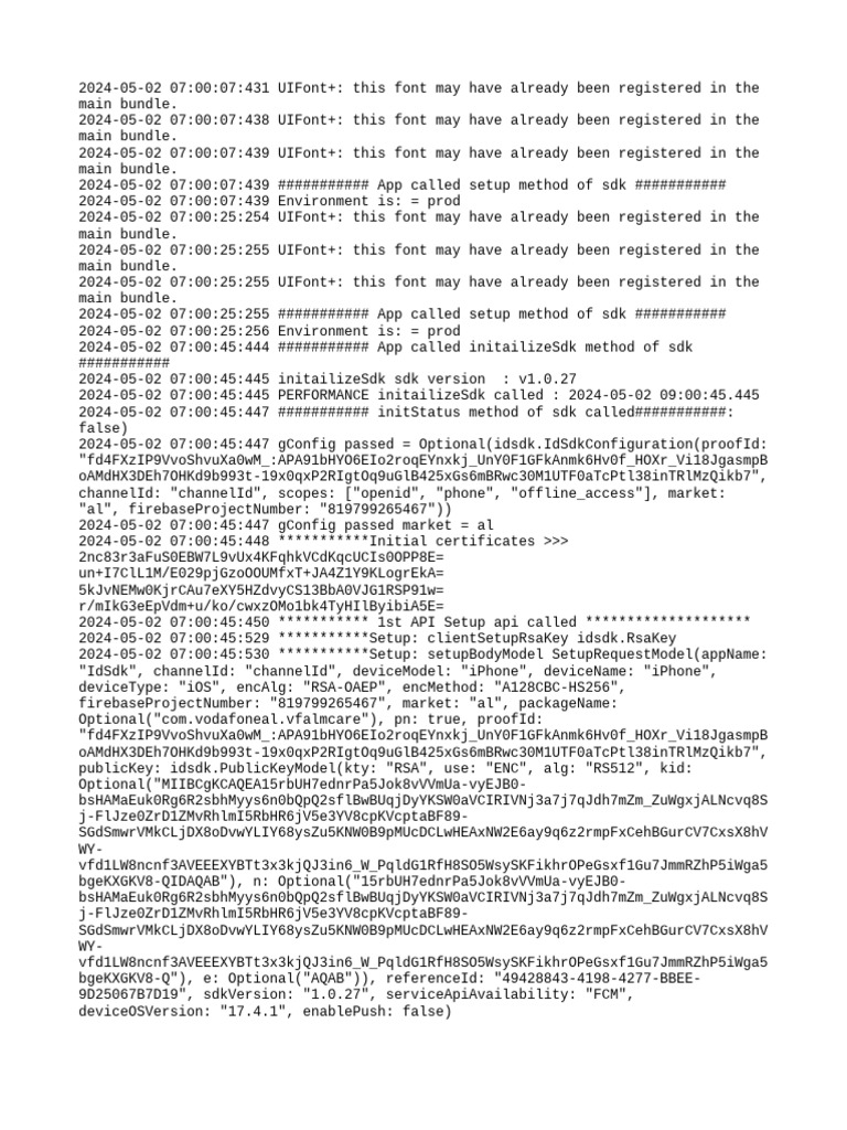 Id SDK Logs | PDF | Computer Science | Computer Data