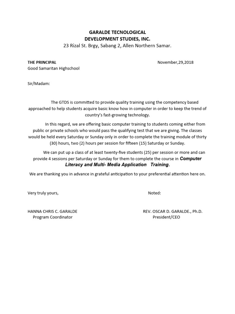 GARALDE TECNOL OGICAL Rosalie P. | PDF