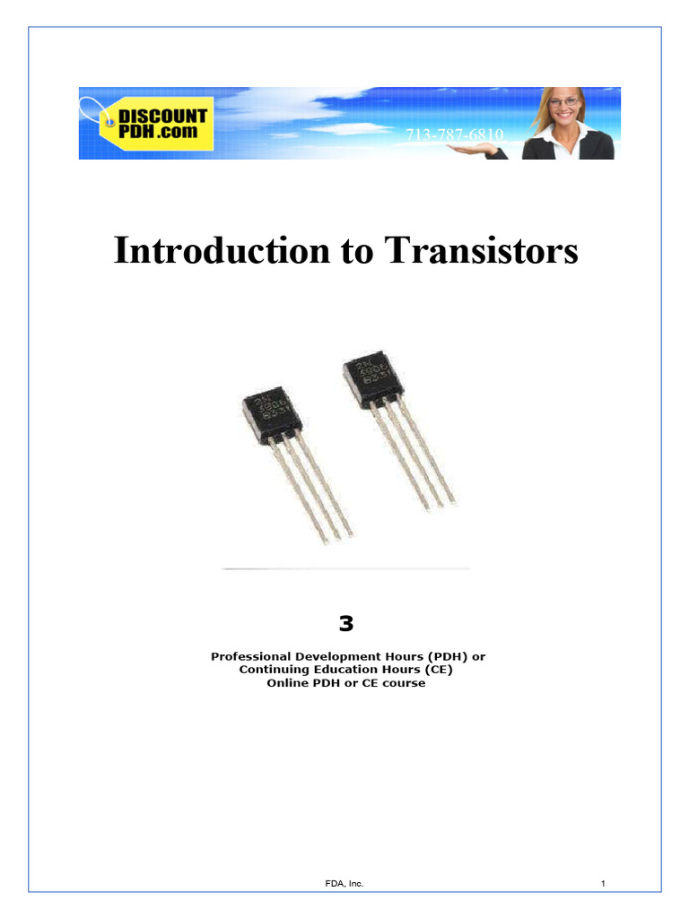 introduction-transistors | PDF | Field Effect Transistor | Transistor