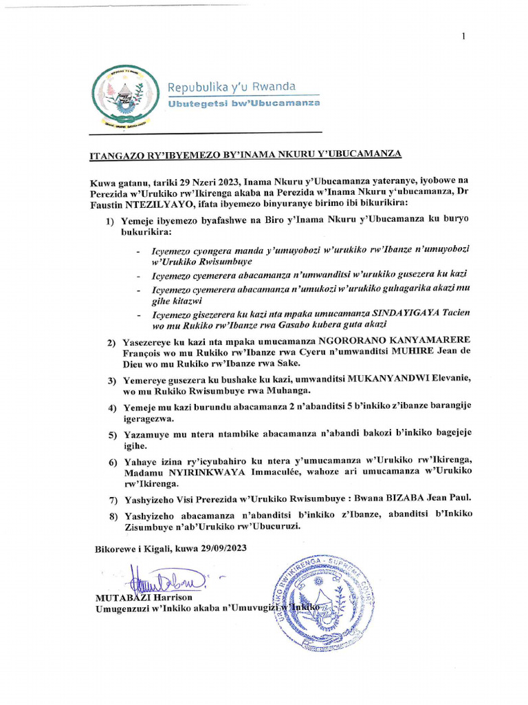 9 23 HCJ Resolutions | PDF