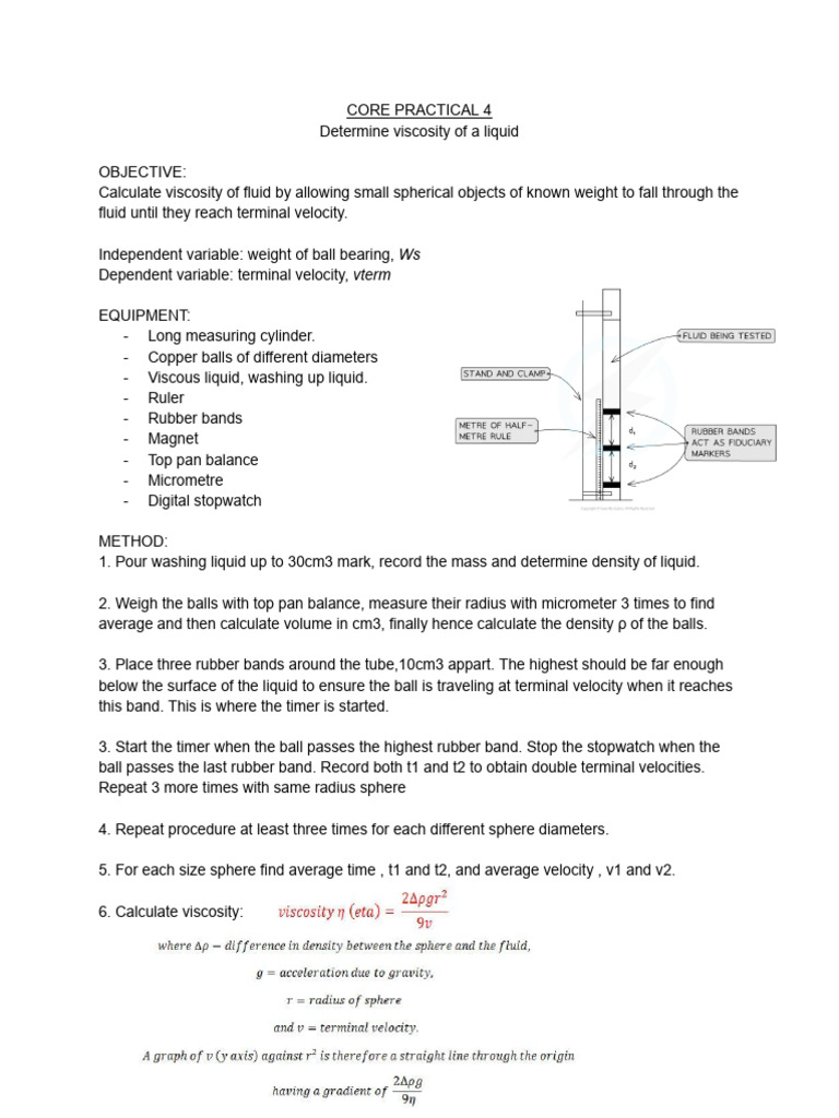 Core Practical 4 | PDF