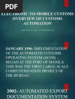 E2m Import Assessment System | PDF | Customs | Cargo